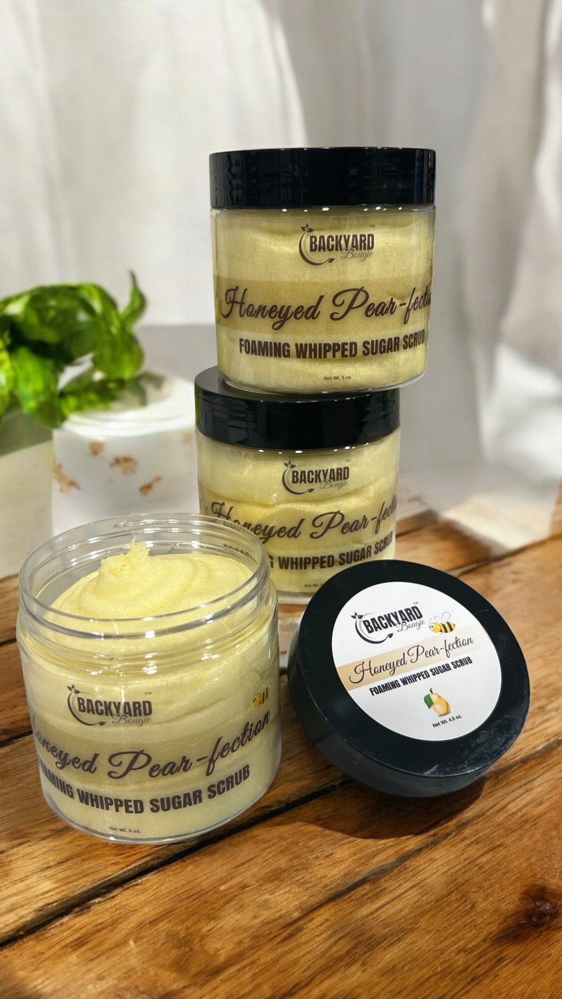 Honeyed Pear-Fection Foaming Whipped Sugar Scrub